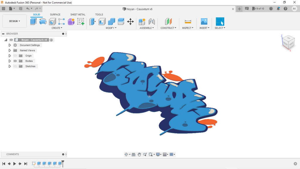 "Noyan" by Causeturk - Graffitti by Maeshmaker | Download free STL ...