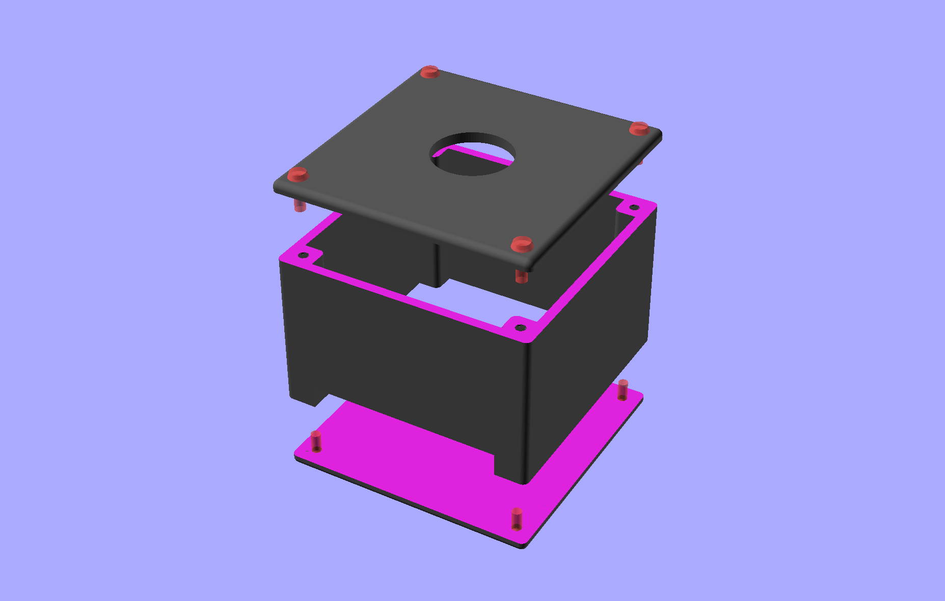 Arcade Button Enclosure by BrownDogGadgets | Download free STL model ...