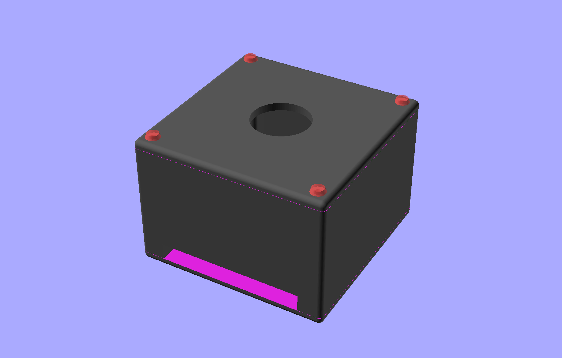 Arcade Button Enclosure by BrownDogGadgets | Download free STL model ...