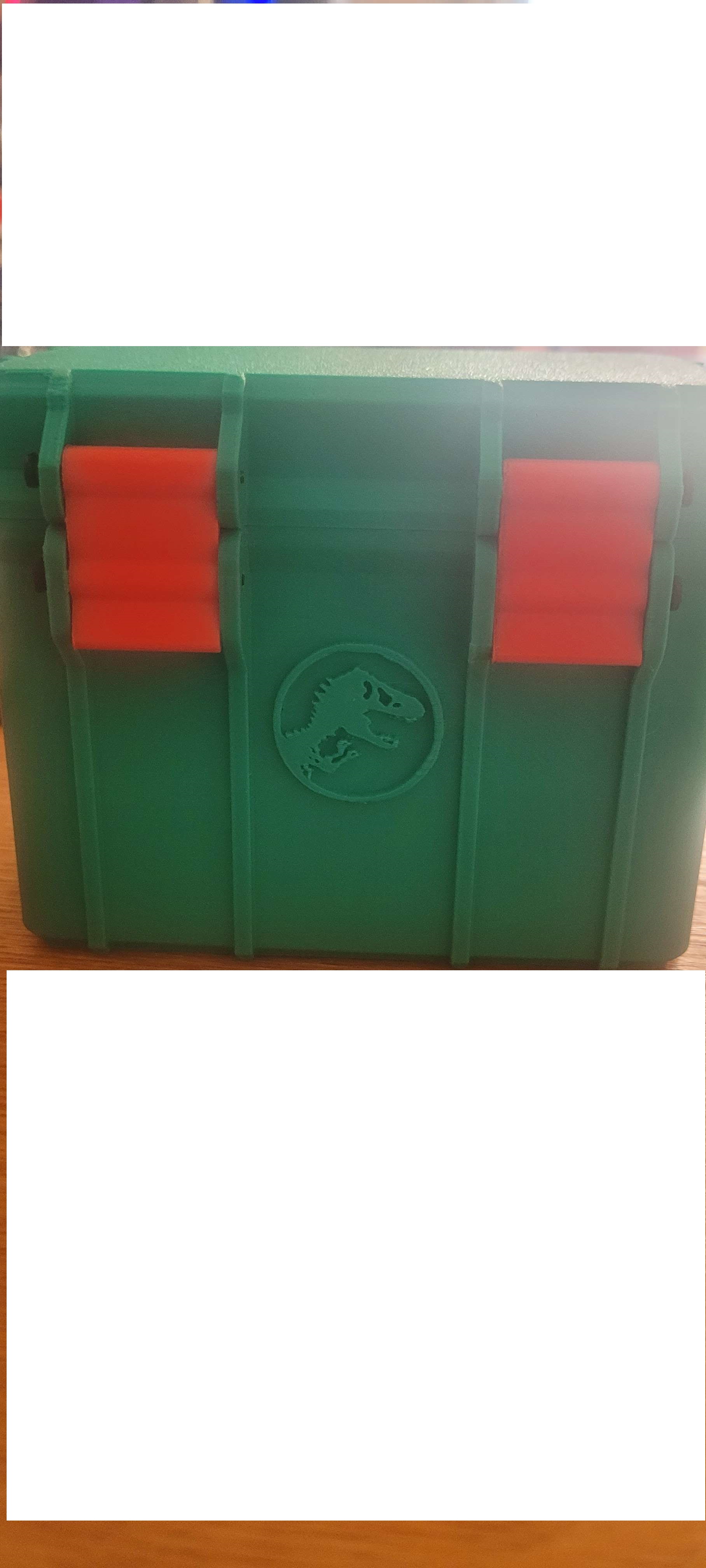 Dinosaur deck box bottom by Ace22M | Download free STL model ...