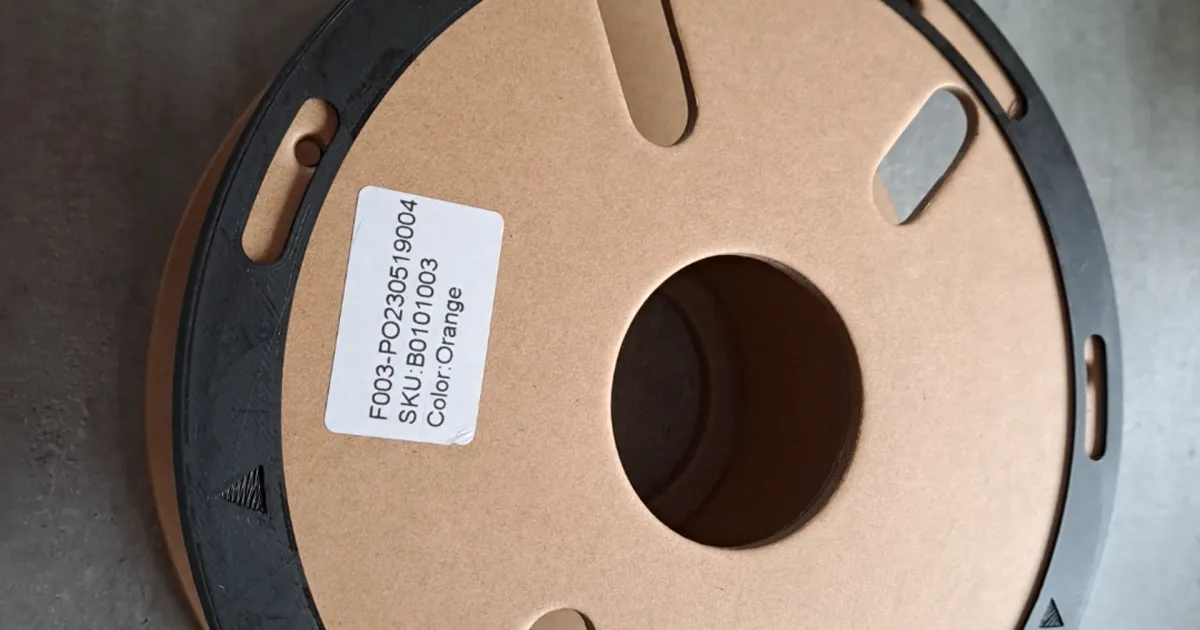 Cardboard Spool Adapter 197mm by Poli27 | Download free STL model ...