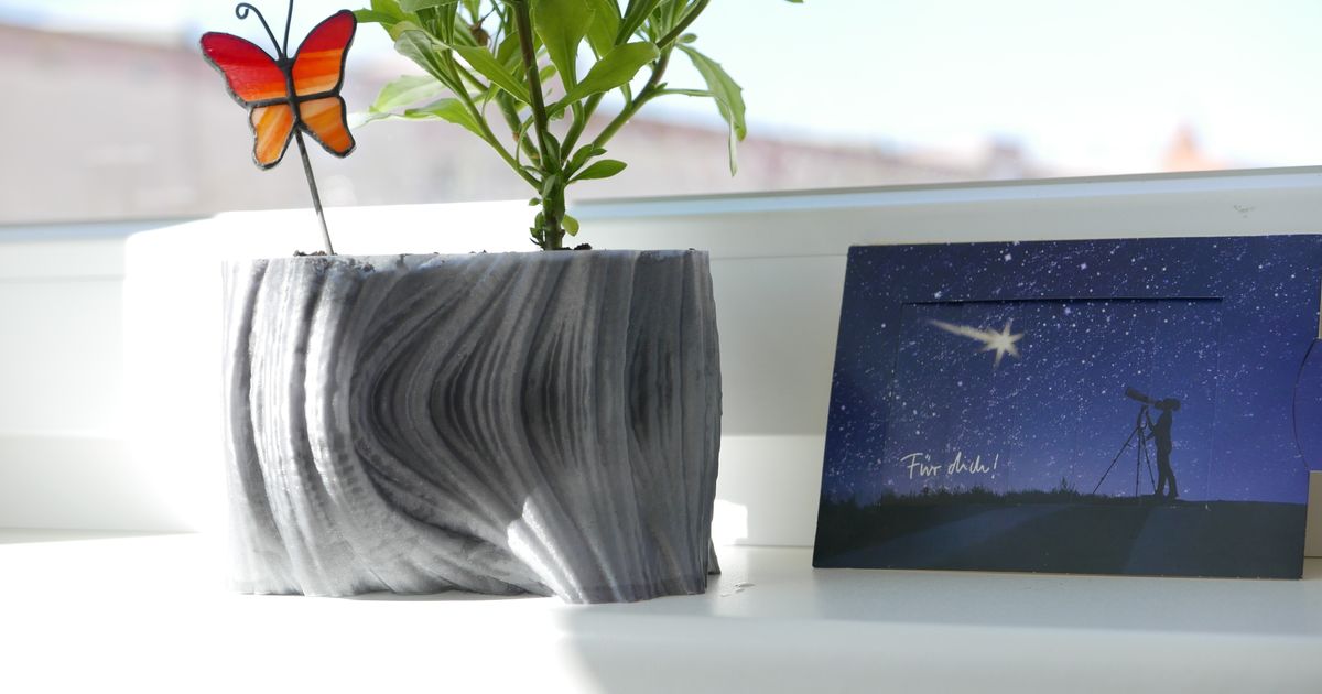 Fractal Flower pot by Carl | Download free STL model | Printables.com