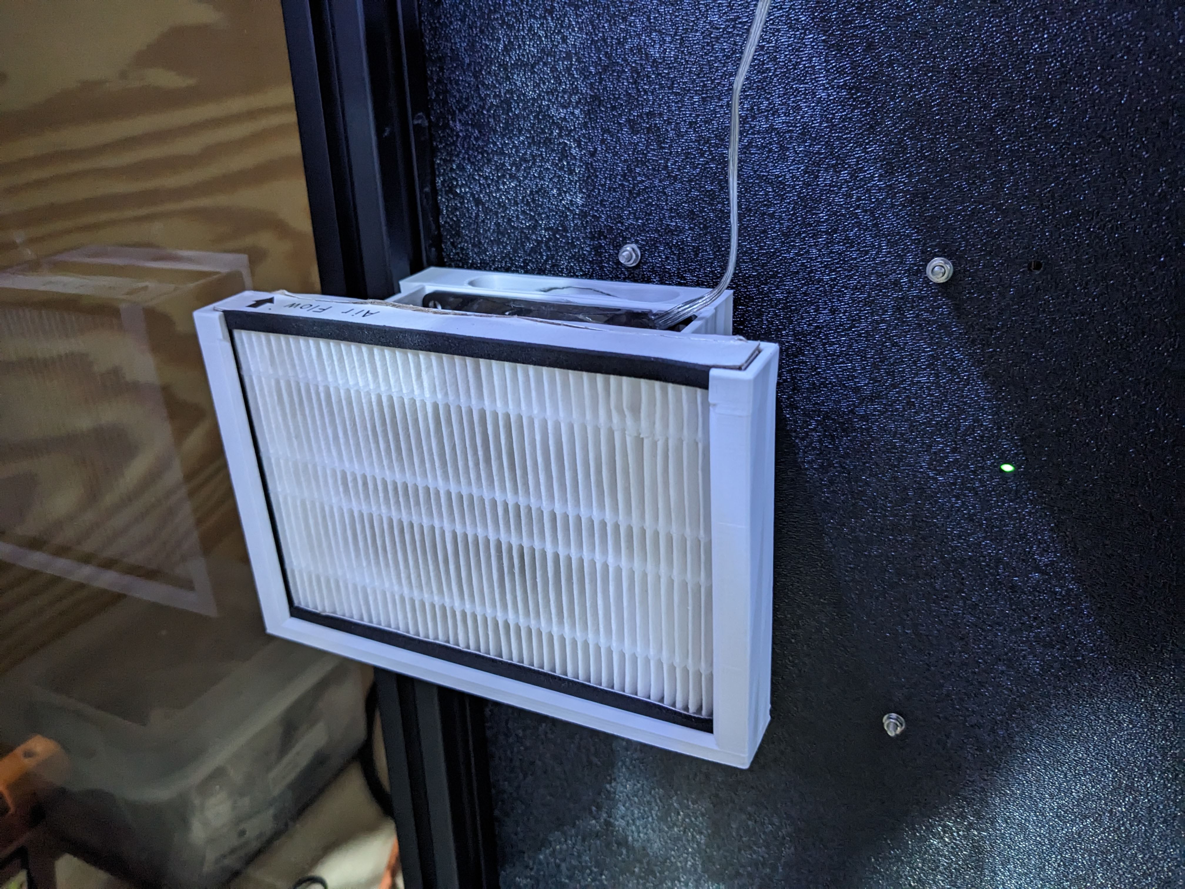 HEPA filter powered by 90mm PC fan by Jaraxle_NUKE | Download free STL ...