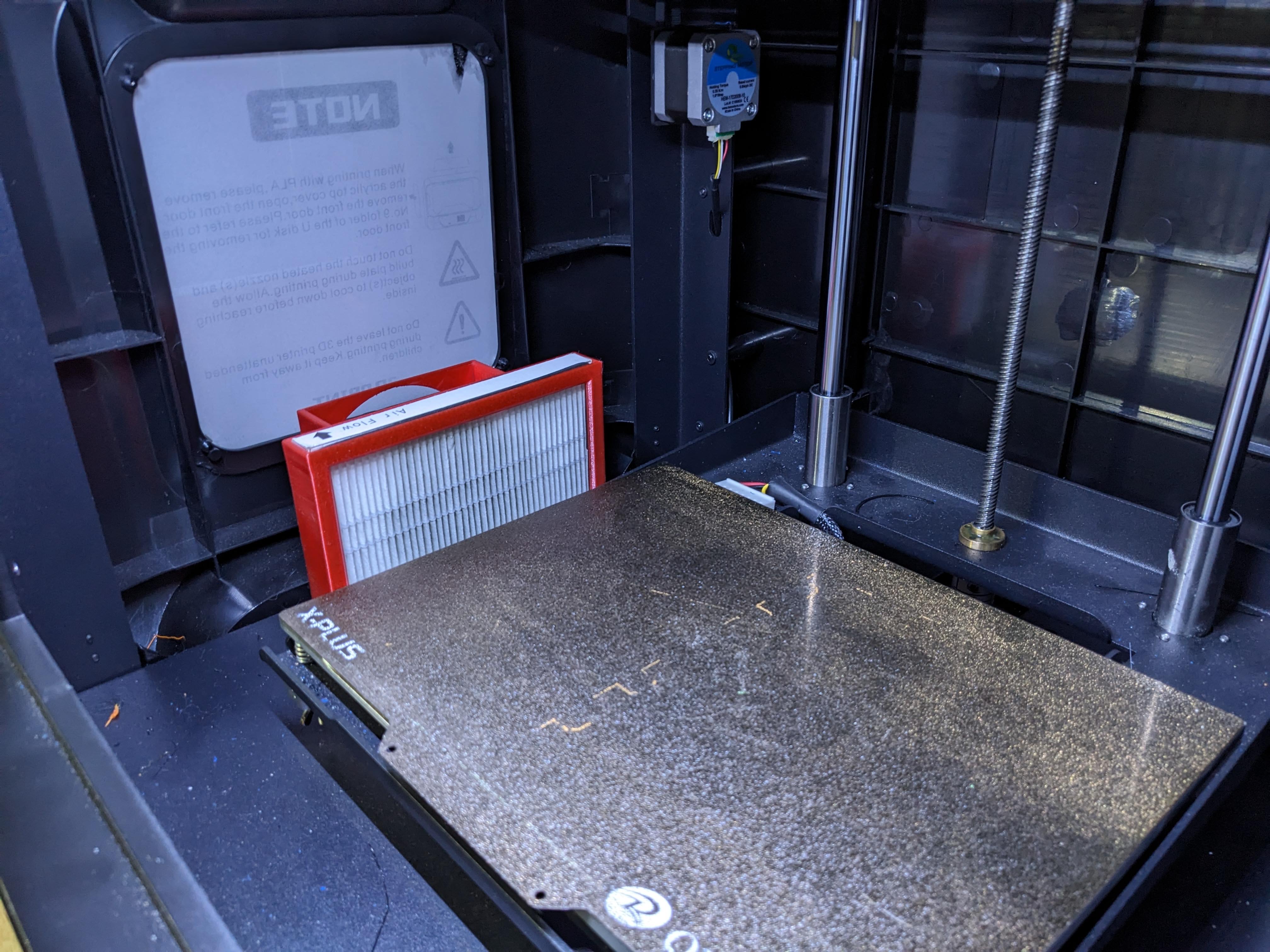 HEPA filter powered by 90mm PC fan by Jaraxle_NUKE | Download free STL ...