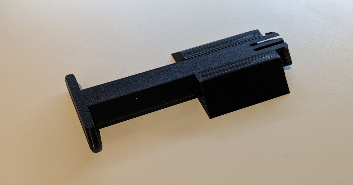 Slideable Headset Holder (no glueing, fully retractable) by ...