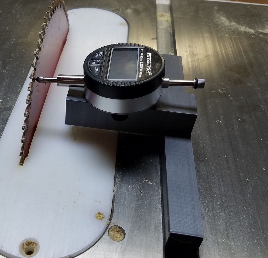 Run-out Gauge Mount by BabaFet | Download free STL model | Printables.com