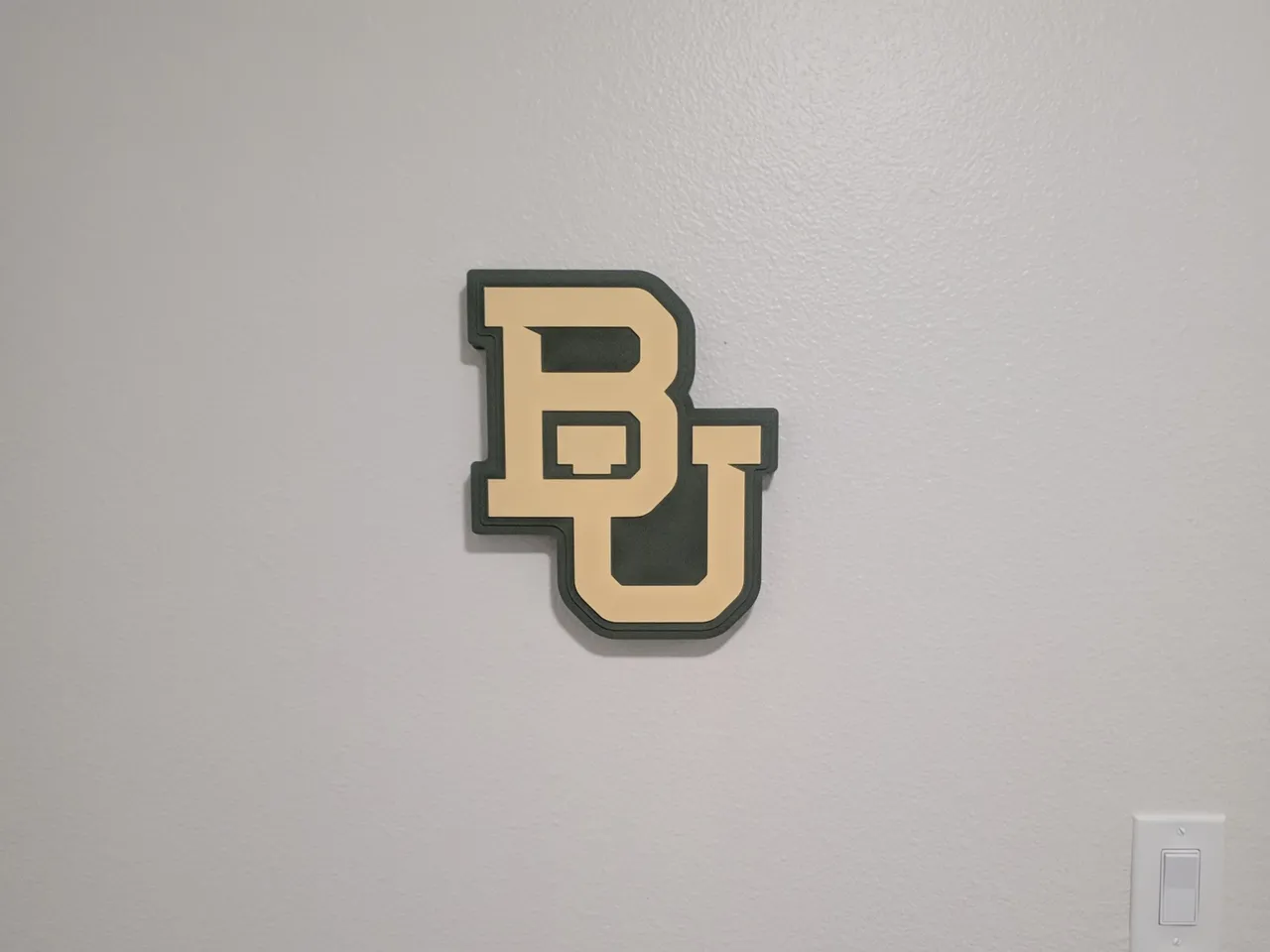 Baylor Logo 3D Wall Art by Desta3D | Download free STL model ...