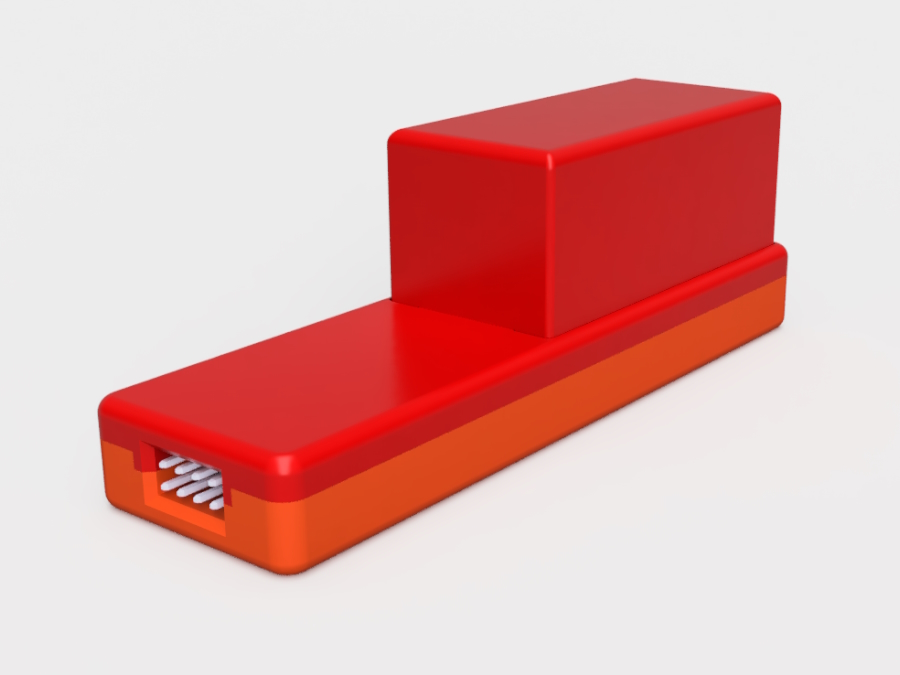 Raspberry Pi Pico Case With Reconfigurable Connector By Nixkor