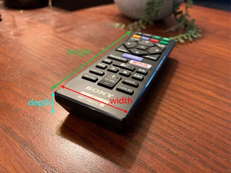 Customizable TV Remote Holder by mcberry23 | Download free STL model ...