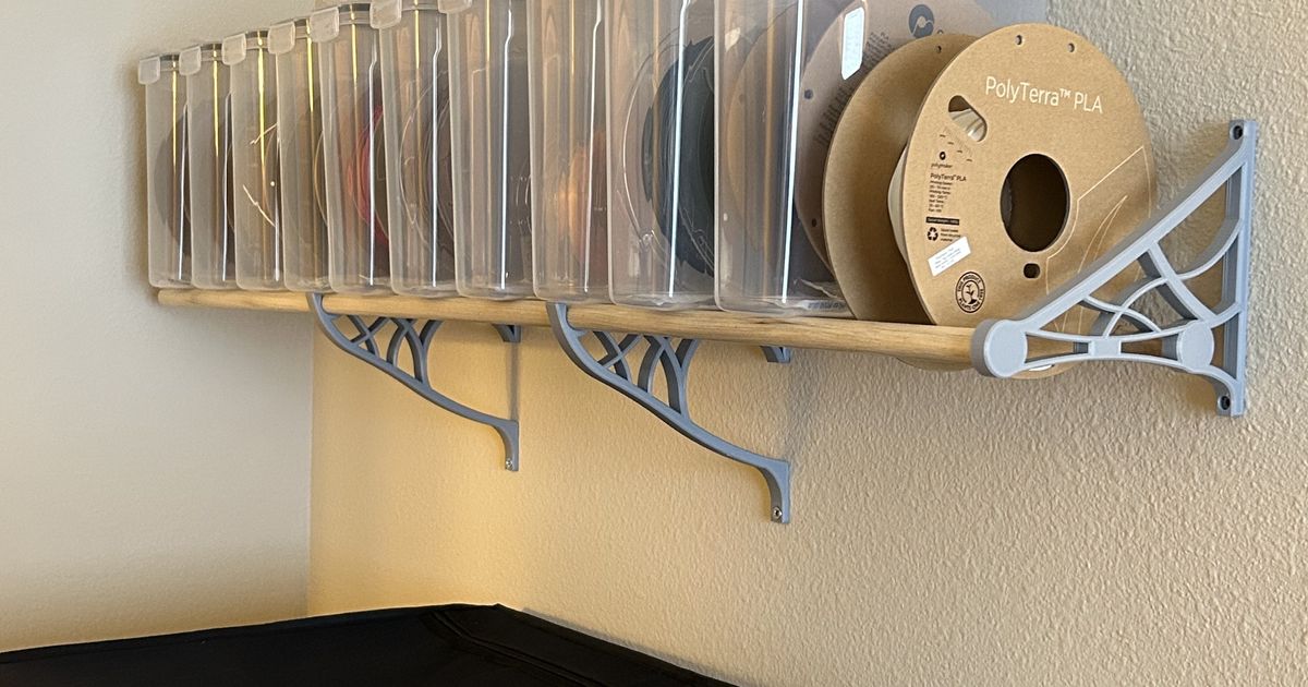 Filament Shelf & Storage System by Oshea | Download free STL model ...