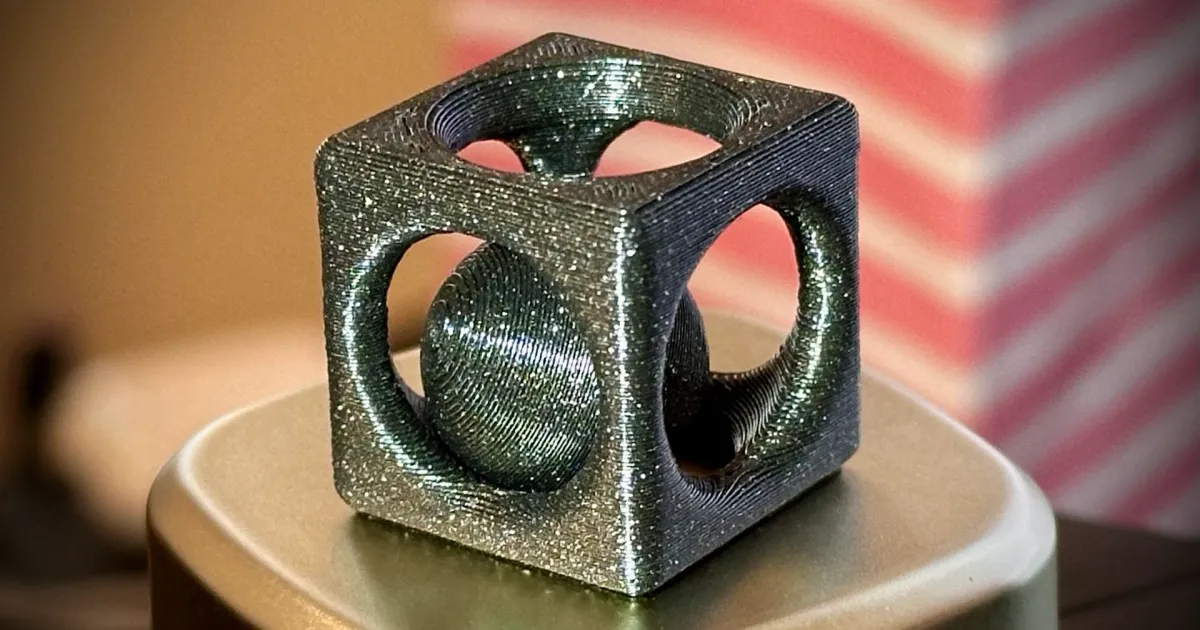 Ball in Cube von Austin Vojta | Kostenloses STL-Modell herunterladen ...