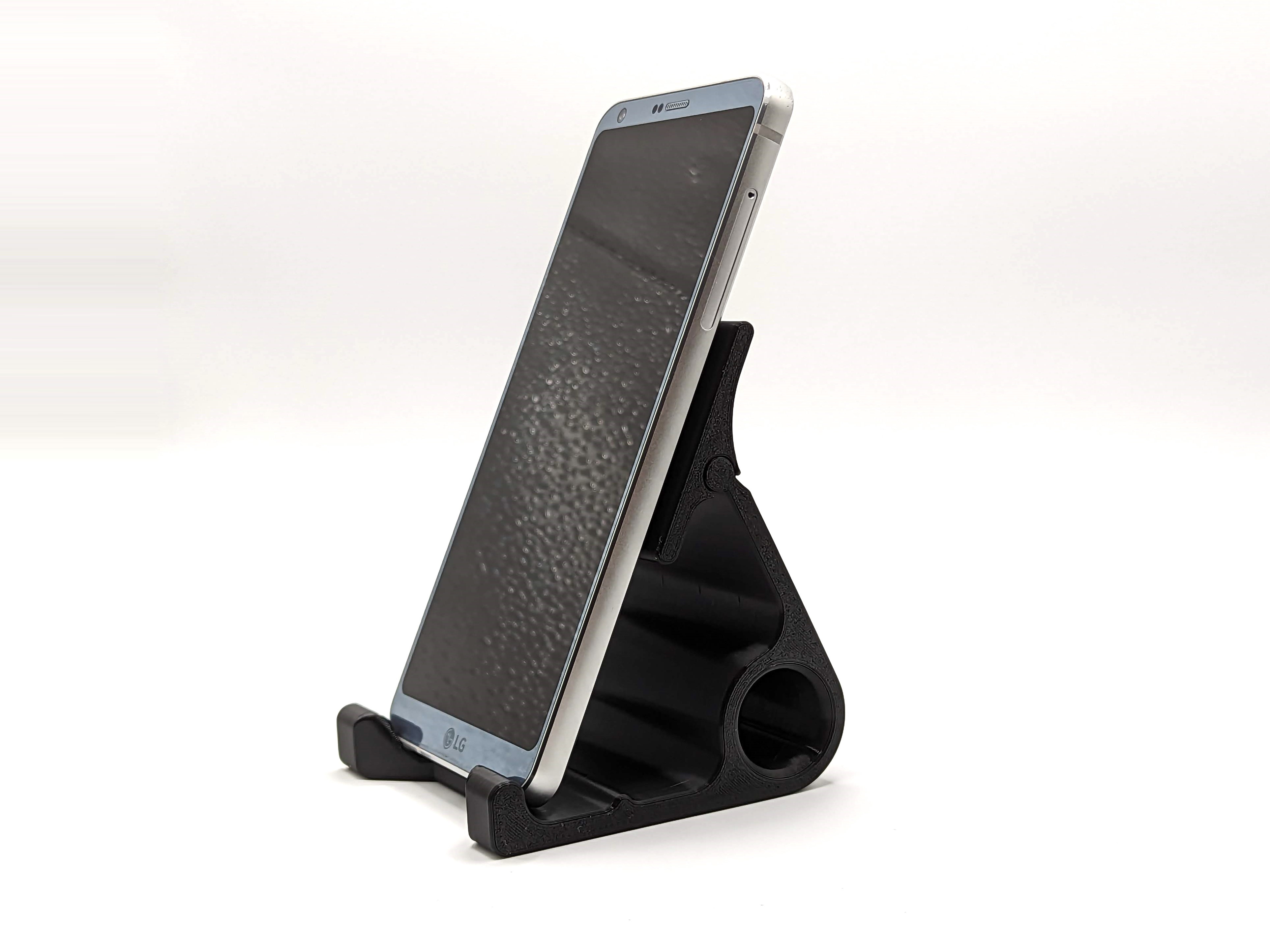 Phone Stand w Tilting Back by Ken Mills | Download free STL model ...