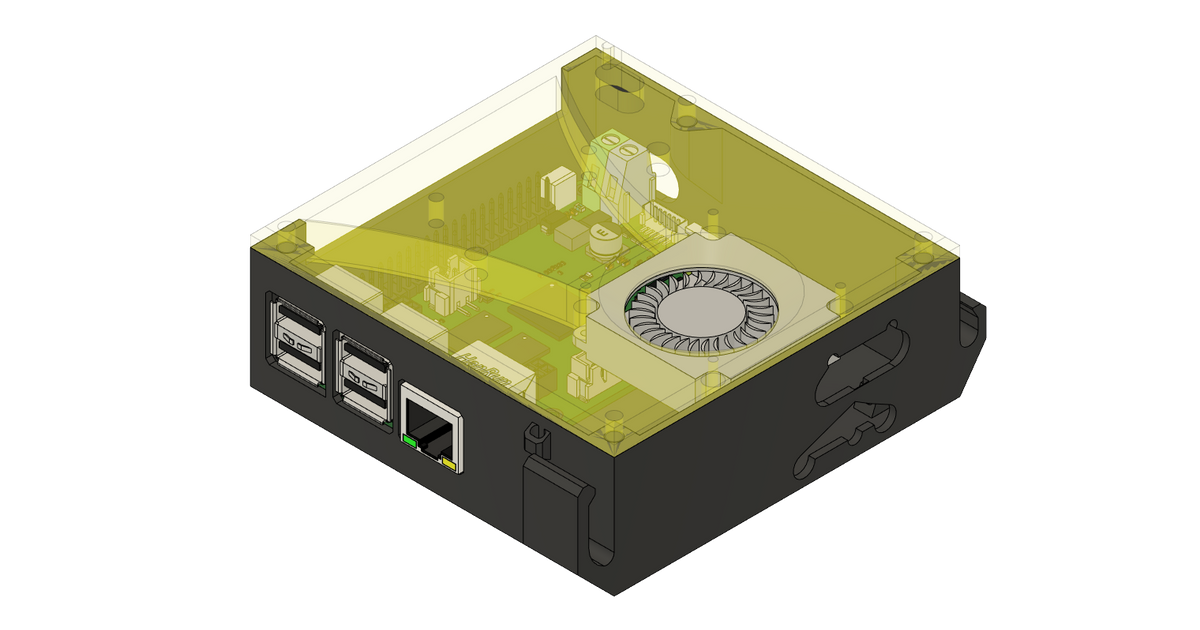 Btt_pi box with fan duct by muimoon | Download free STL model ...