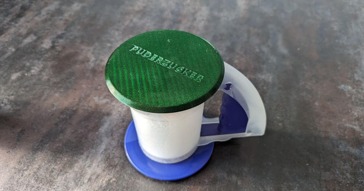 Tupperware - Puderzucker Deckel by DennyWellmann | Download free STL ...