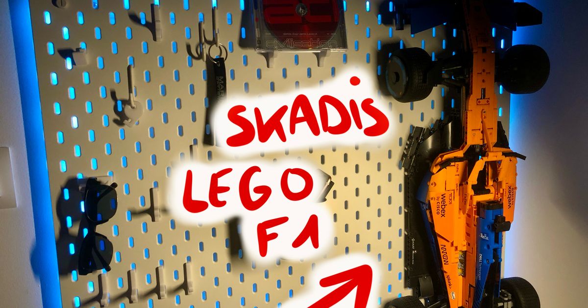 IKEA Skadis Lego F1 McLaren by clemcoste | Download free STL model ...