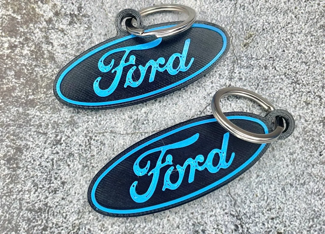 Ford Keychain by MrViddy | Download free STL model | Printables.com