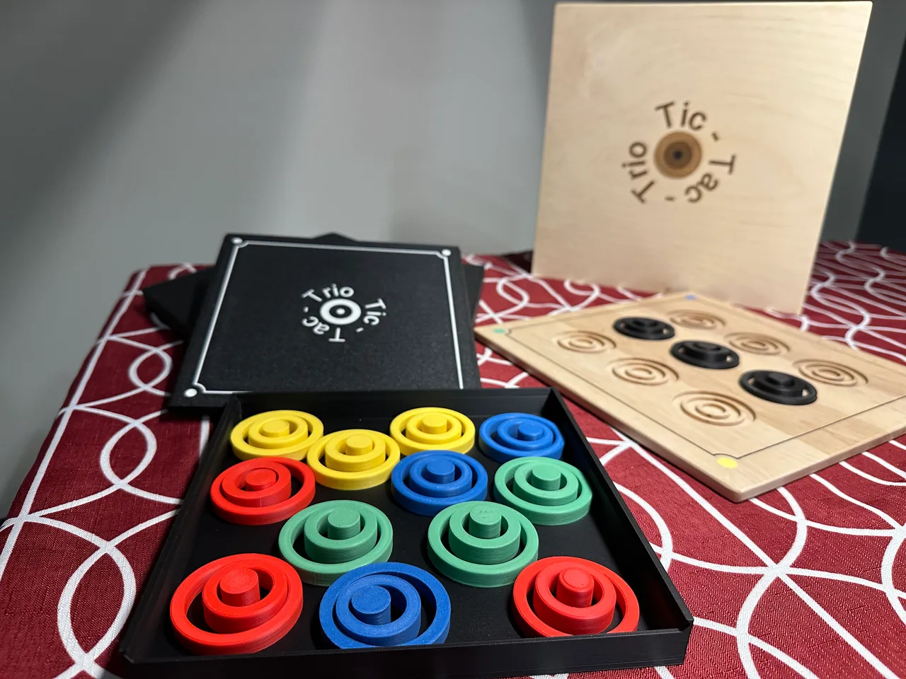 Tic-Tac-Trio - Otrio board game by Joe | Download free STL model ...