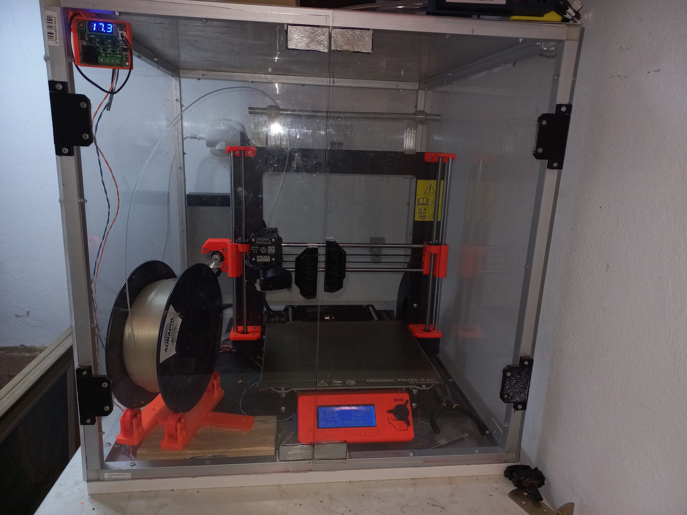 Joint for aluminium profile connection into a printer box by Jára ...