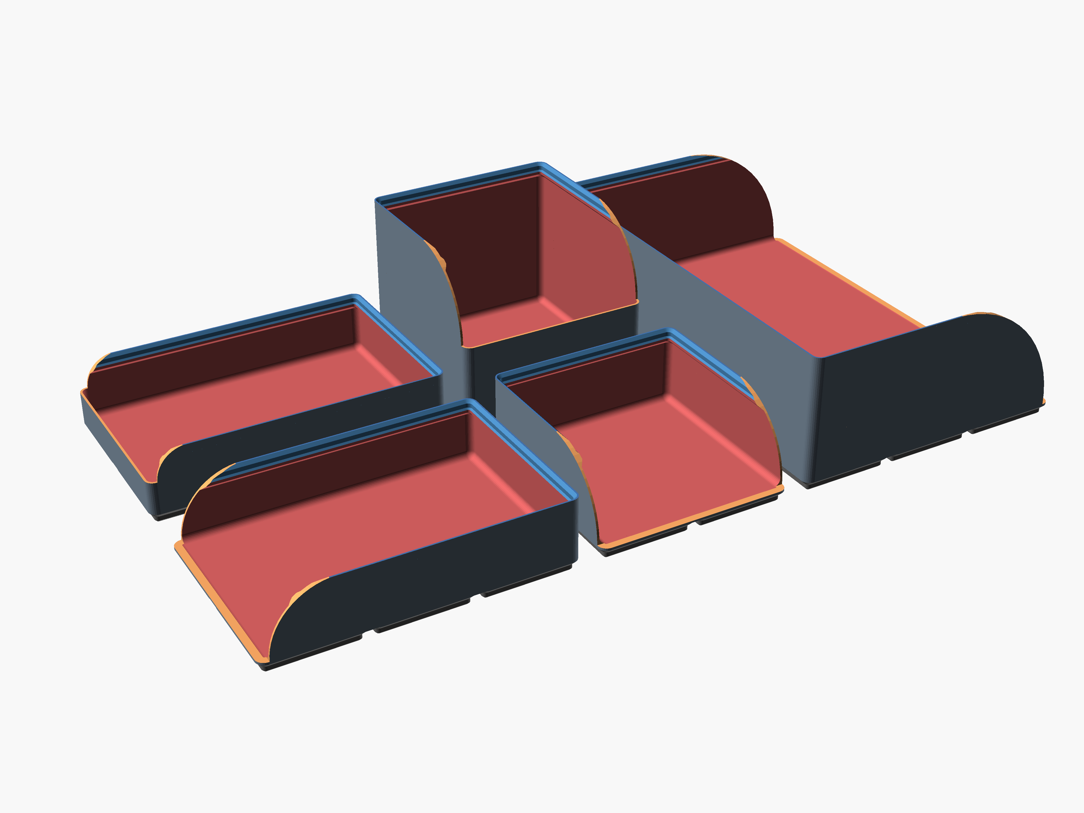 Gridfinity rouded bins collection all sizes by Max | Download free STL ...