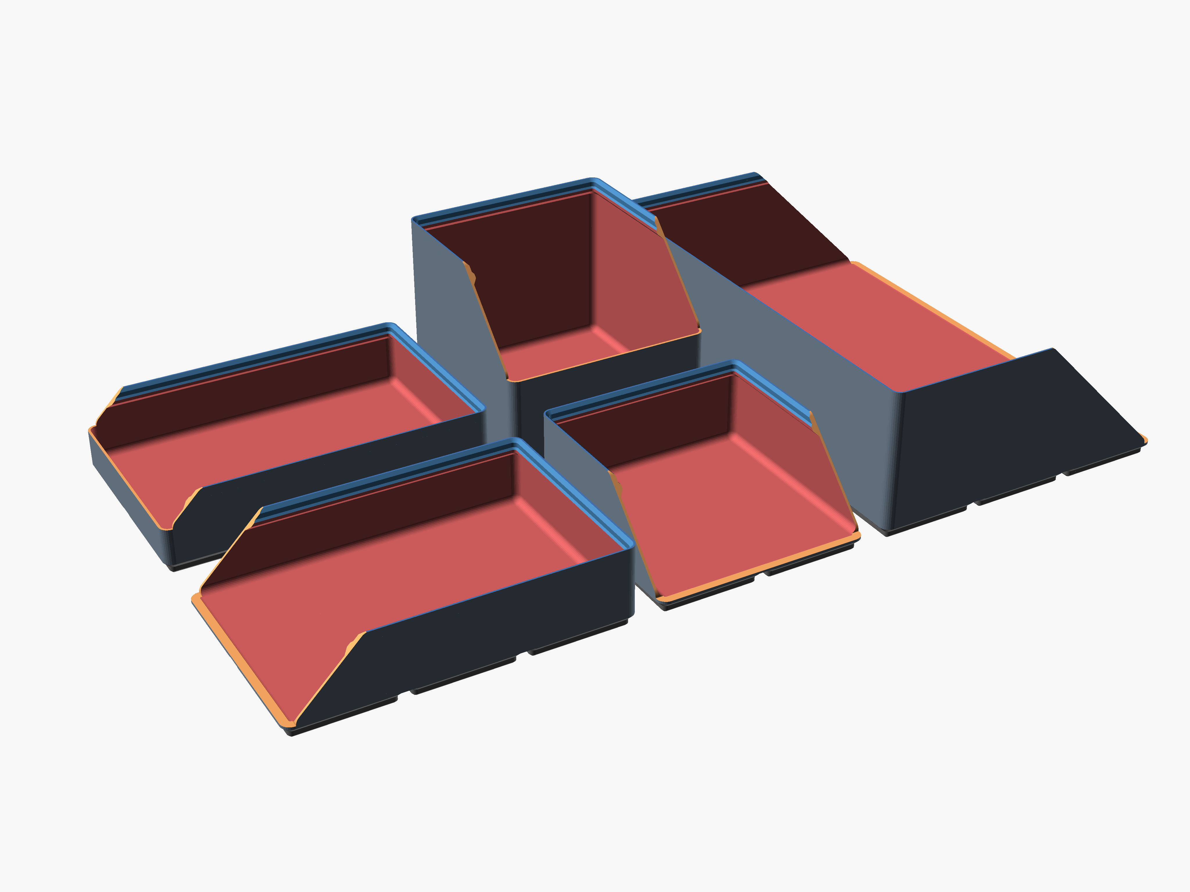 Gridfinity chamfered bins collection all sizes by Max | Download free ...