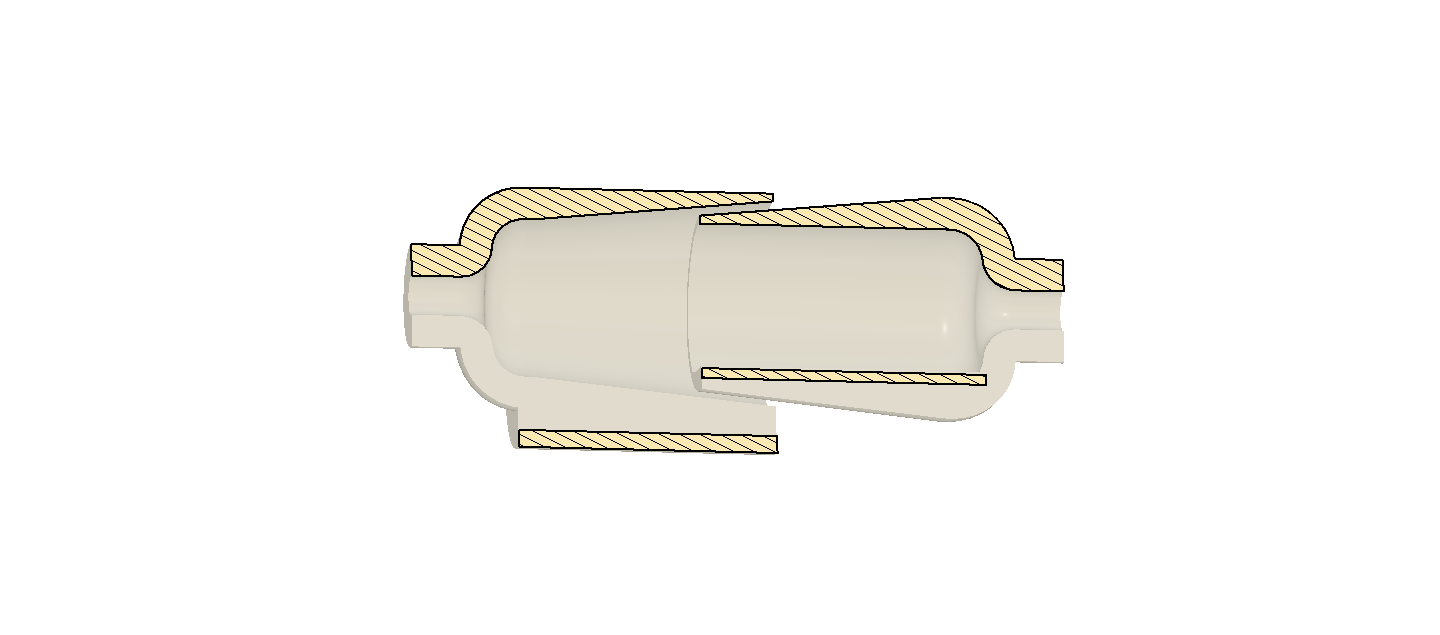 Simple cable connector protector by Henk | Download free STL model ...