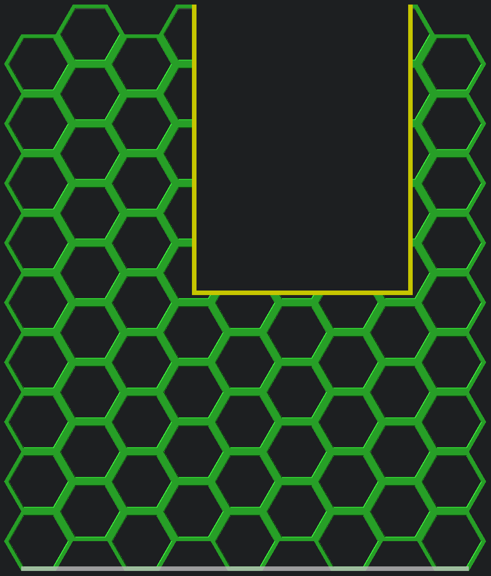 OpenSCAD Honeycomb Storage Wall w/ Extensive Modifiers by GizmoGoody ...