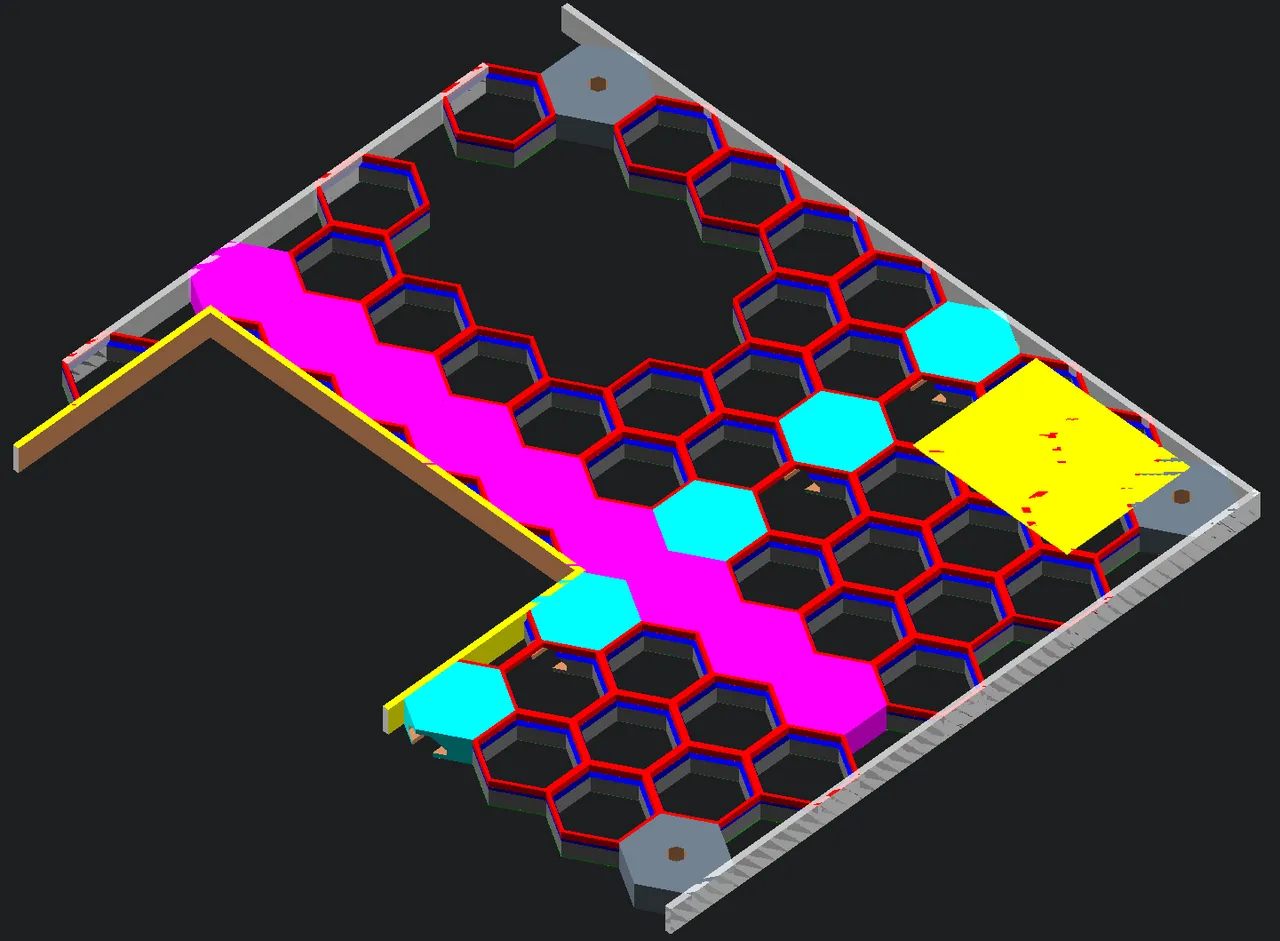 OpenSCAD Honeycomb Storage Wall w/ Extensive Modifiers by GizmoGoody ...