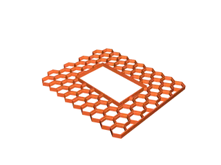 OpenSCAD Honeycomb Storage Wall w/ Extensive Modifiers by GizmoGoody ...
