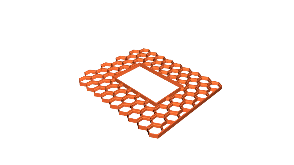 OpenSCAD Honeycomb Storage Wall w/ Extensive Modifiers by GizmoGoody ...