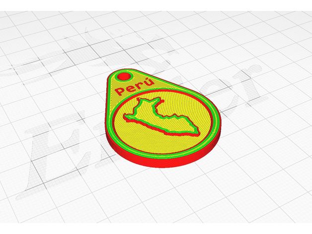 Peruvian Keychain - Llavero Peruano por Edo Esaine | Descargar modelo ...