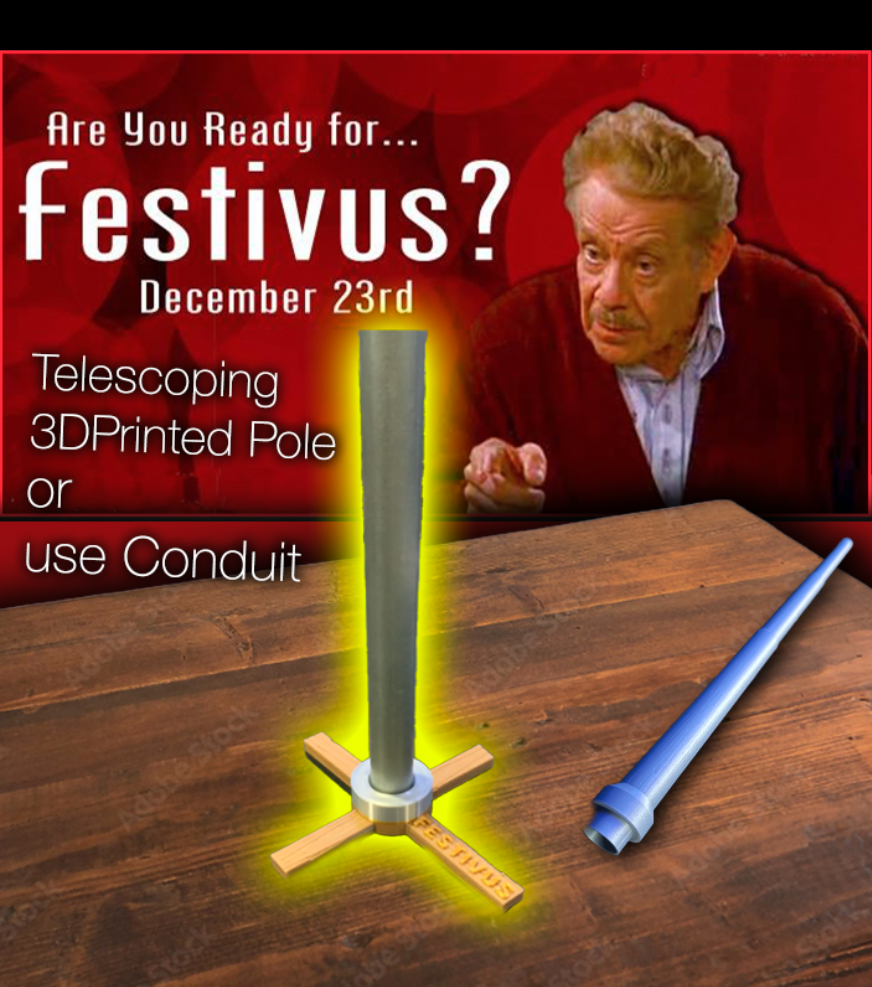 Festivus Pole da K2_Kevin | Scarica il modello STL gratuito ...