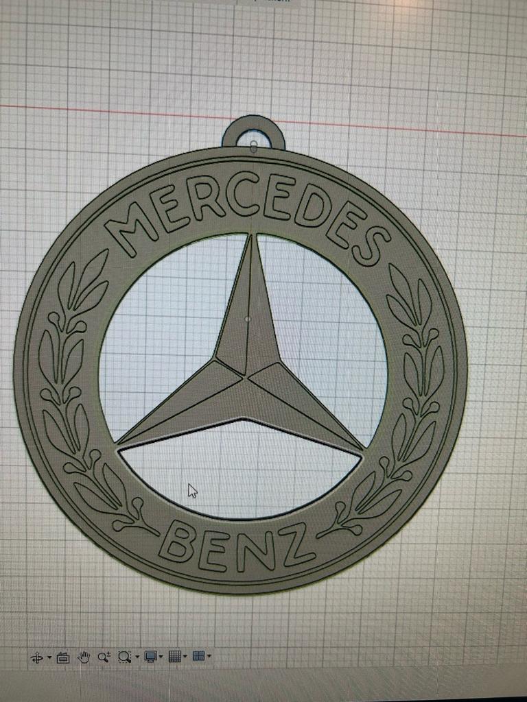 Mercedes Benz Keychain by Jeems | Download free STL model | Printables.com