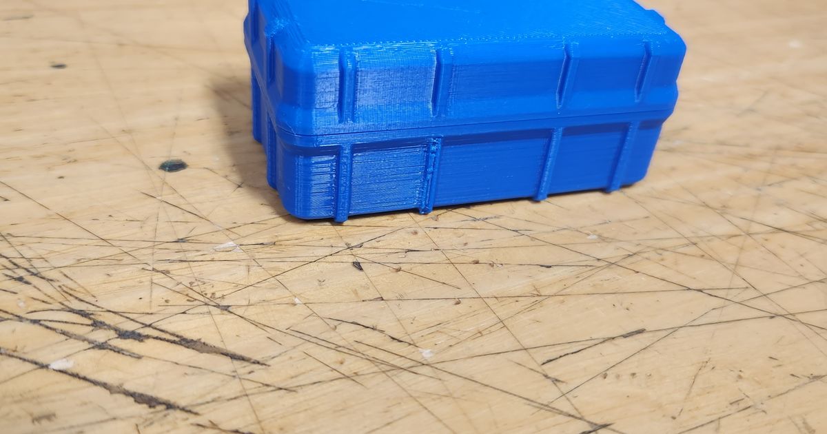 Smaller Rugged Box (Parametric) w/magnetic lid 1/10 scale by 99_Zulu ...