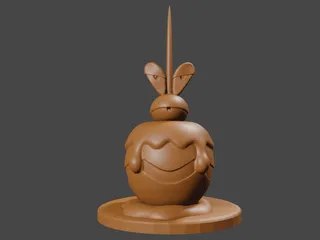 Pokemon inspired, Dipplin, Tabletop DnD miniature by ...