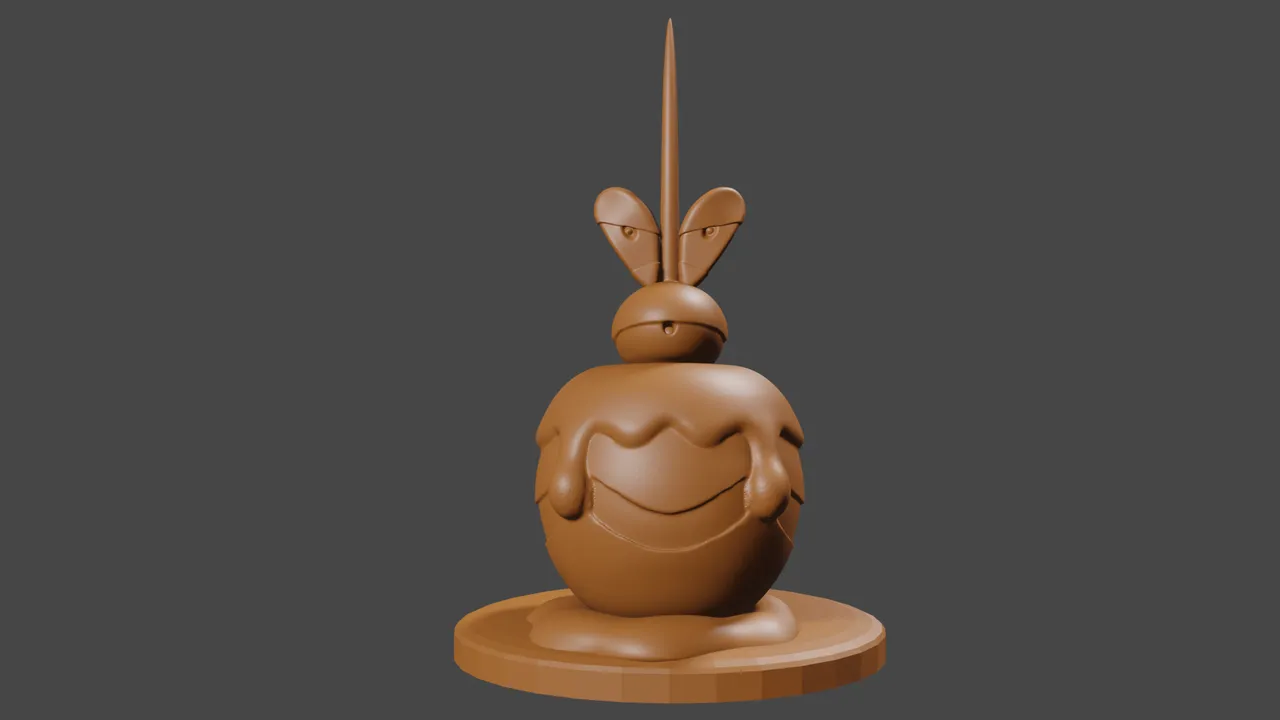 Pokemon inspired, Dipplin, Tabletop DnD miniature by ...