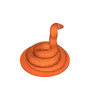 Giant Constrictor Snake Coiled by MZ4250 | Download free STL model ...