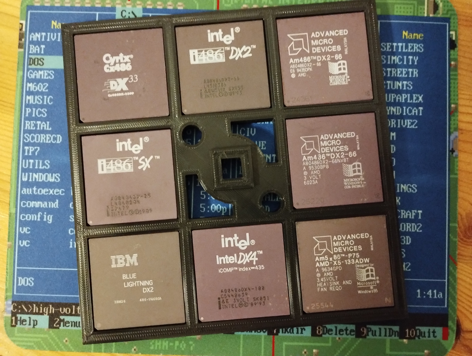 Small & stackable CPU trays / holders (486, Pentium, Socket 3, Socket 7) by SledgeHV | Download ...