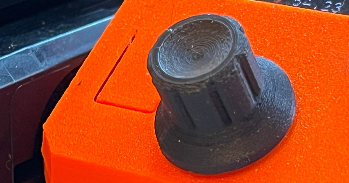 Prusa Mini upgraded knob - XL style plus divot by seanco | Download ...