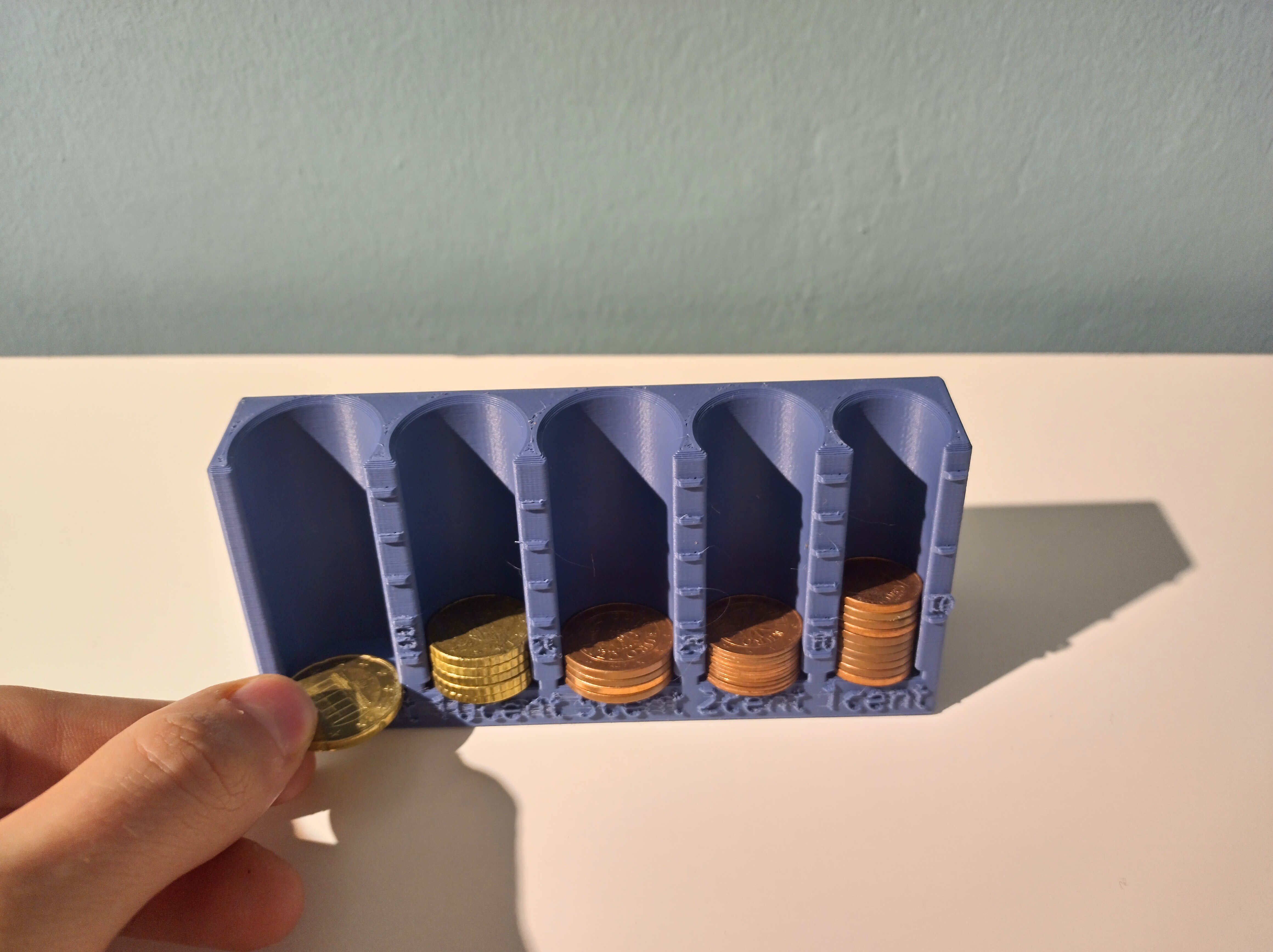 small Euro coin sorter by Magda j | Download free STL model ...
