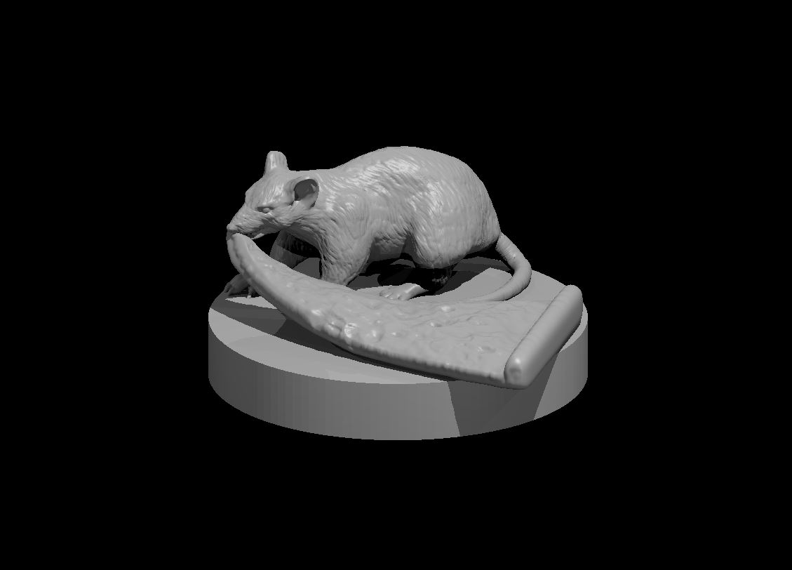 Pizza Rat by MZ4250 | Download free STL model | Printables.com