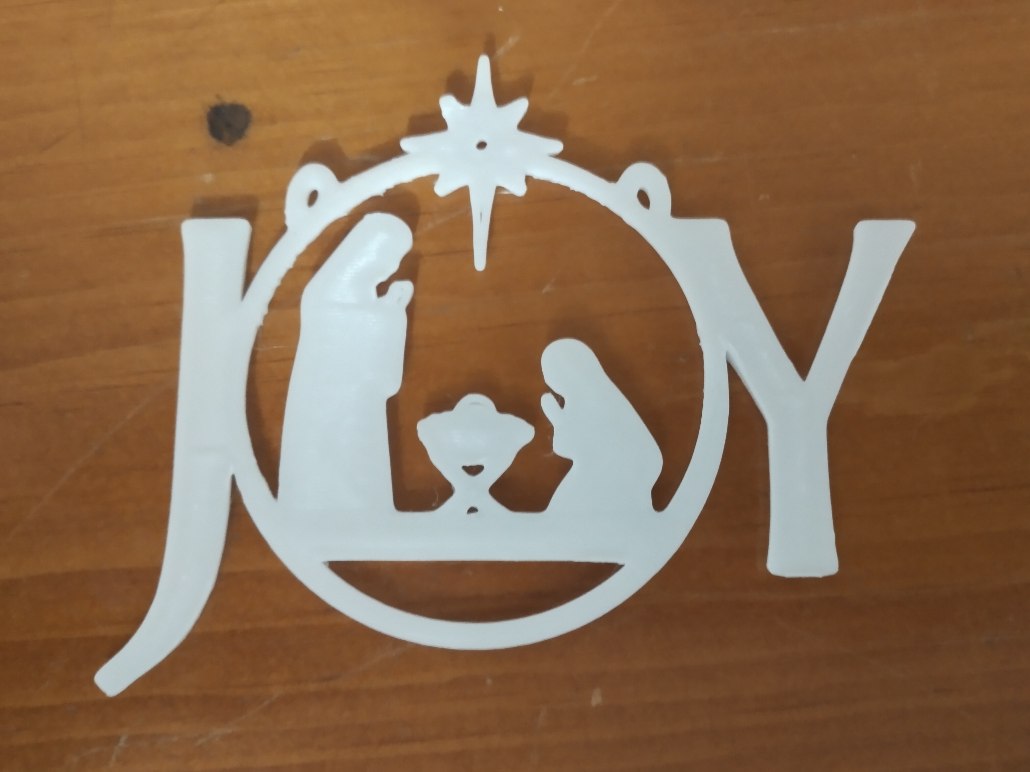 Joy Nativity Christmas Ornament by Jérémy Reeder | Download free STL ...