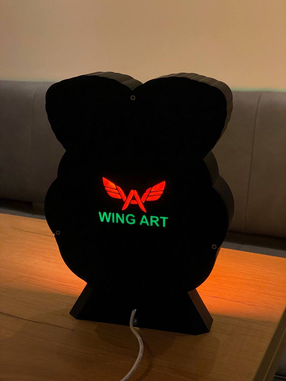 Raspberry Pi Lightbox - Led Lamp by Wing-Art | Download free STL model ...
