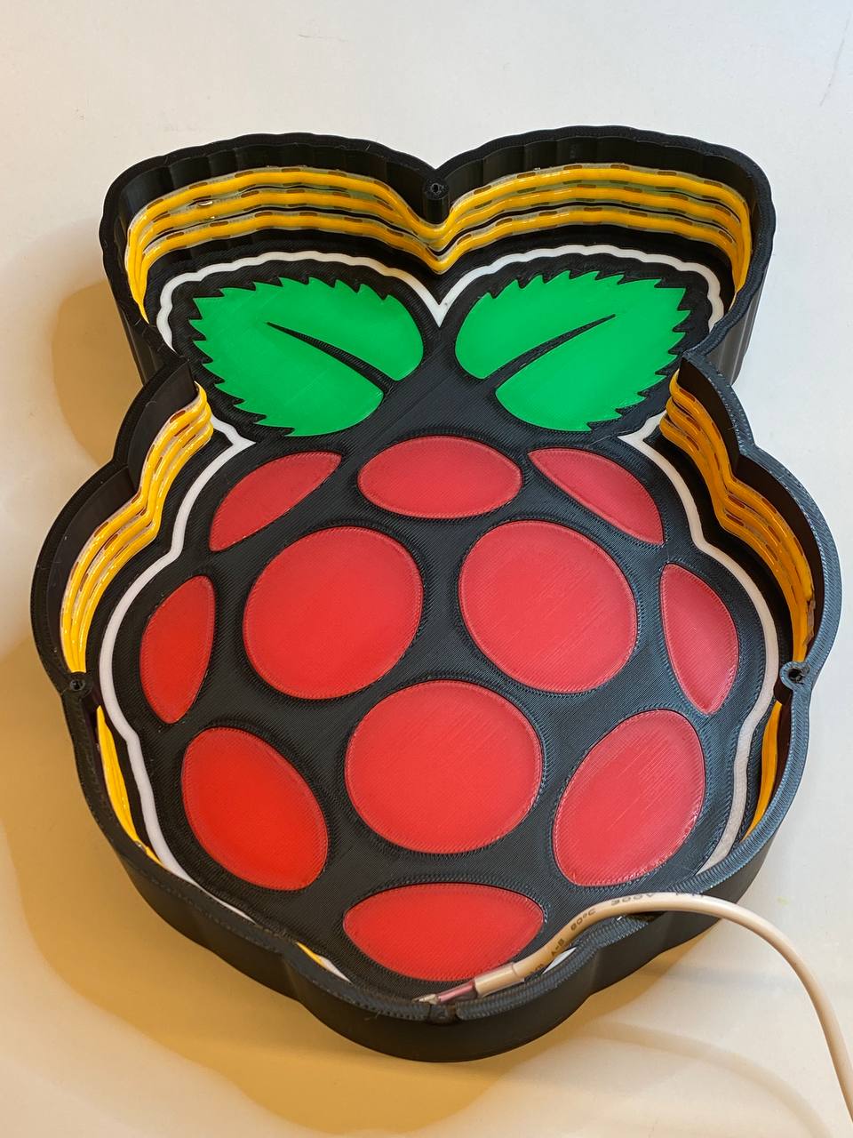 Raspberry Pi Lightbox - Led Lamp by Wing-Art | Download free STL model ...