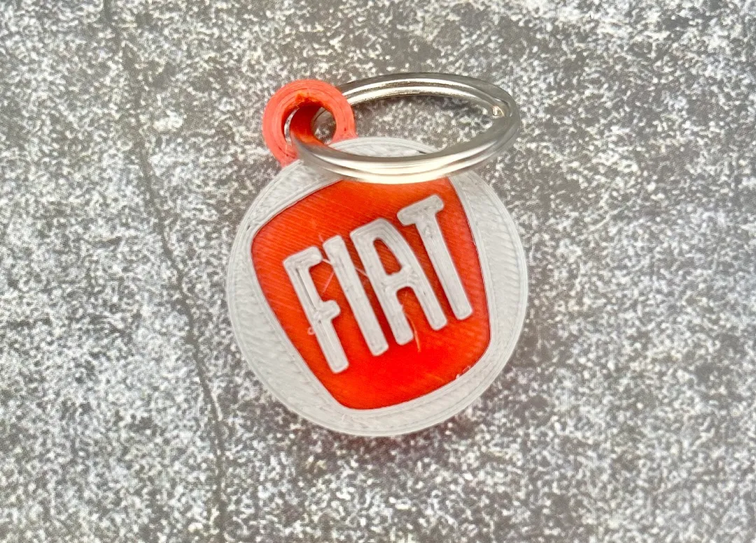 Fiat Keychain by MrViddy | Download free STL model | Printables.com