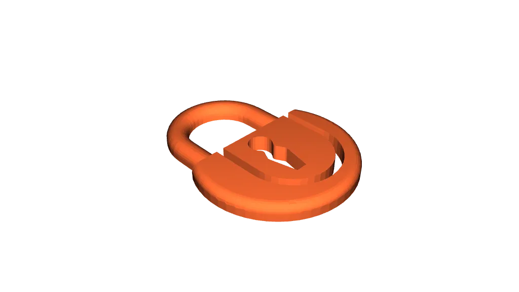 Padlock paper clip by jetpilot | Download free STL model | Printables.com