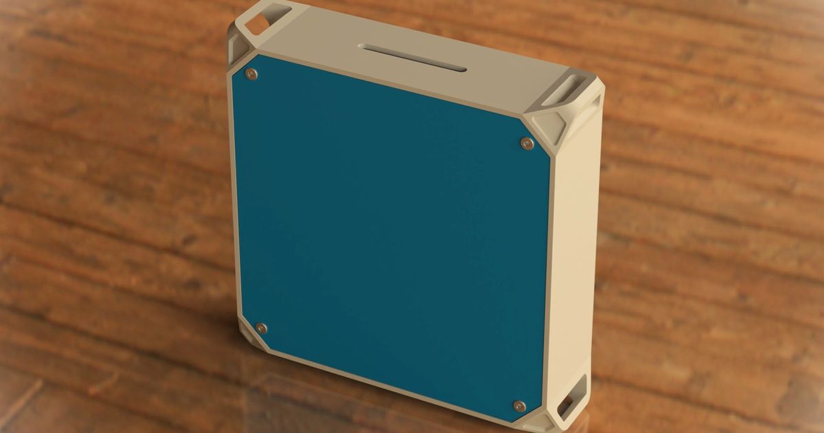 Coin Bank by slavik kopanov | Download free STL model | Printables.com