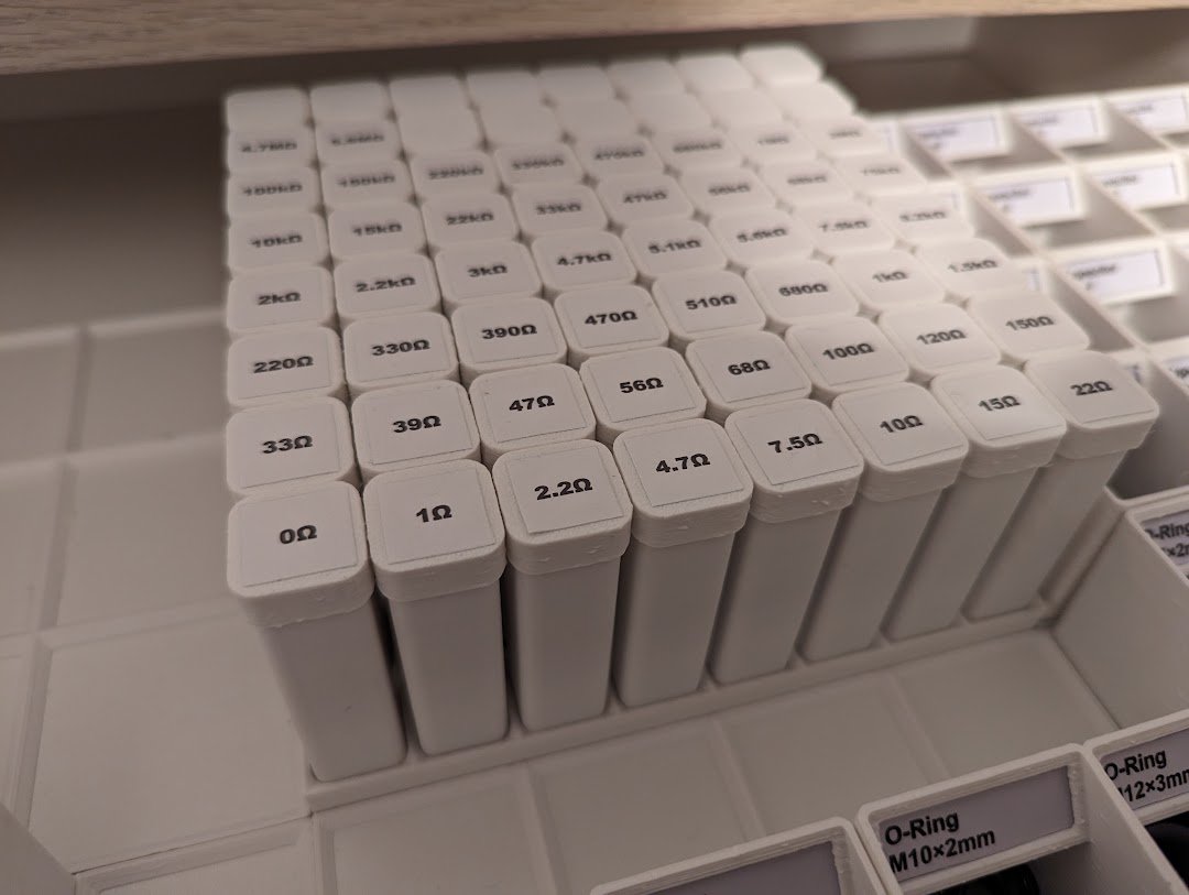 Economical Resistor Storage Rack By Johnoldman Download Free Stl Model