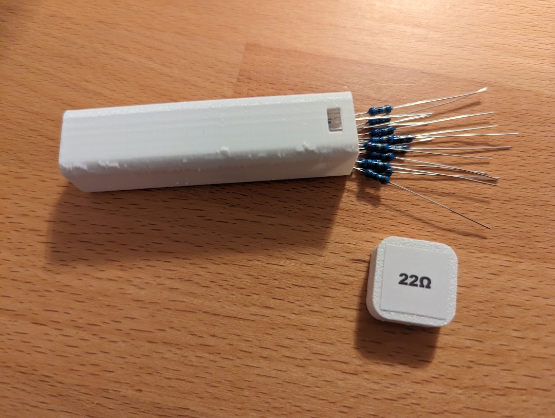 Economical Resistor Storage Rack by JohnOldman | Download free STL ...