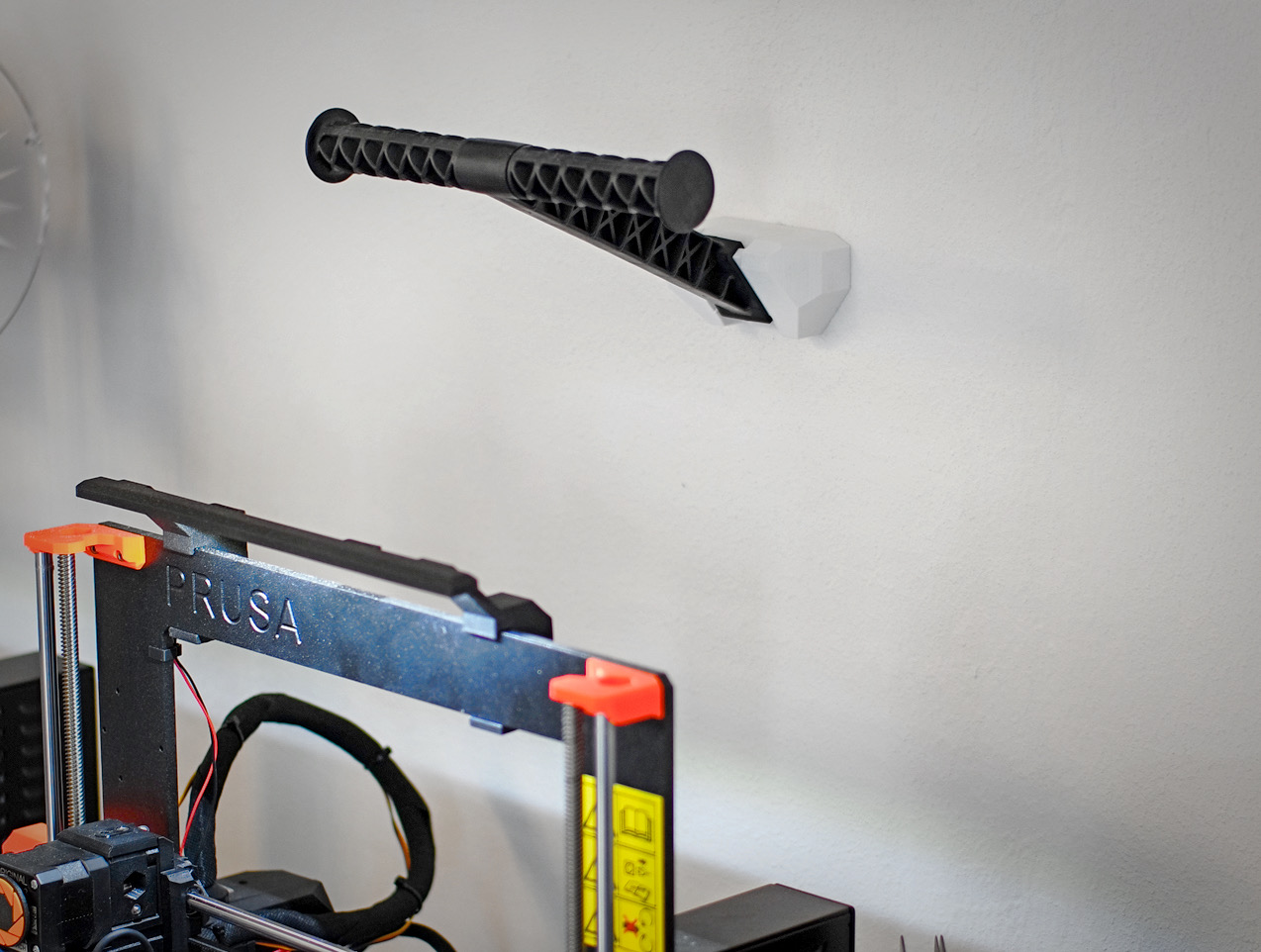 Prusa Spool Holder Wall Mount Bracket by Nils Kal | Download free STL ...