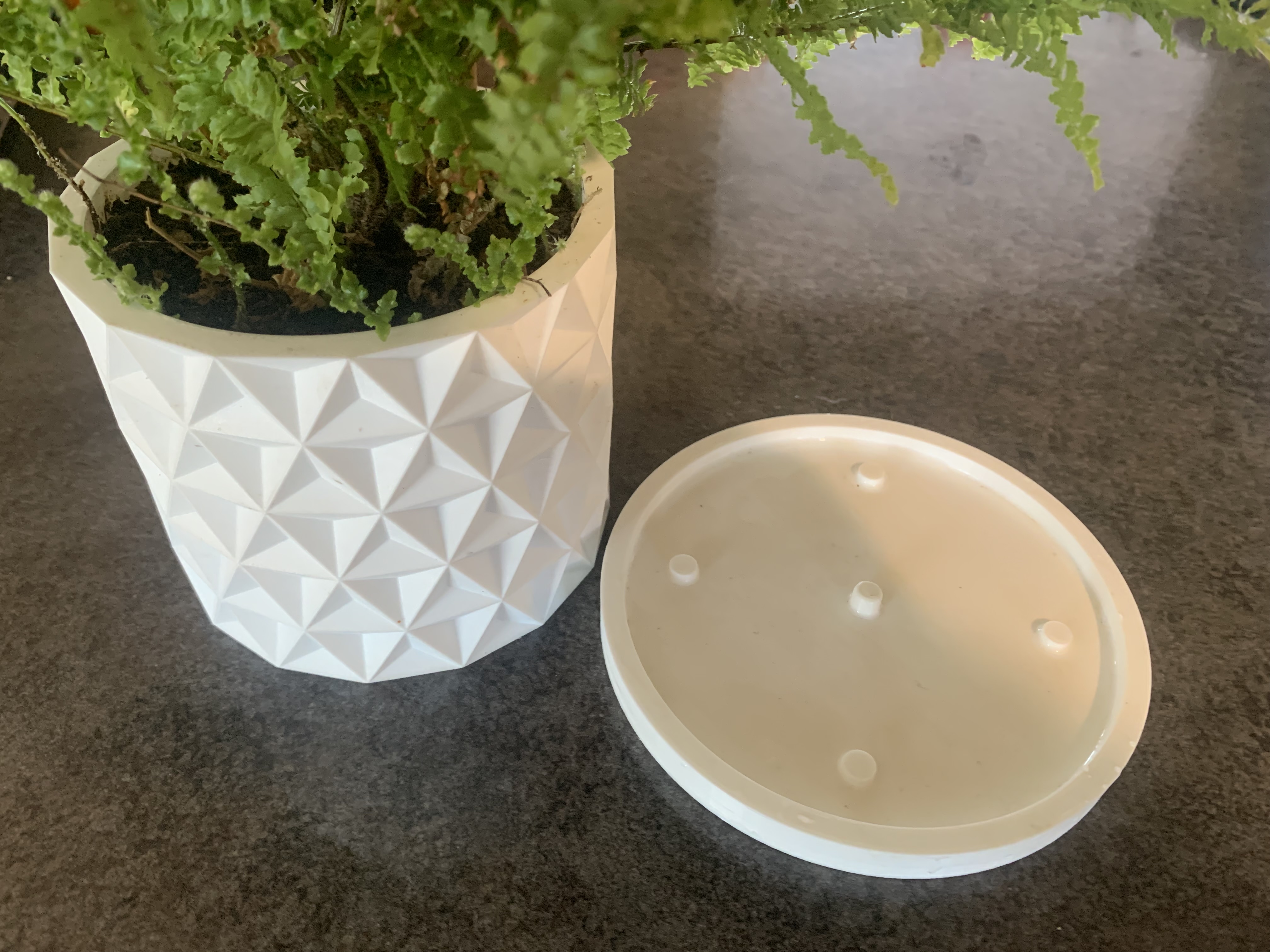 Traditional Triangle Pot with Drainage Holes Base by Ezra S | Download ...